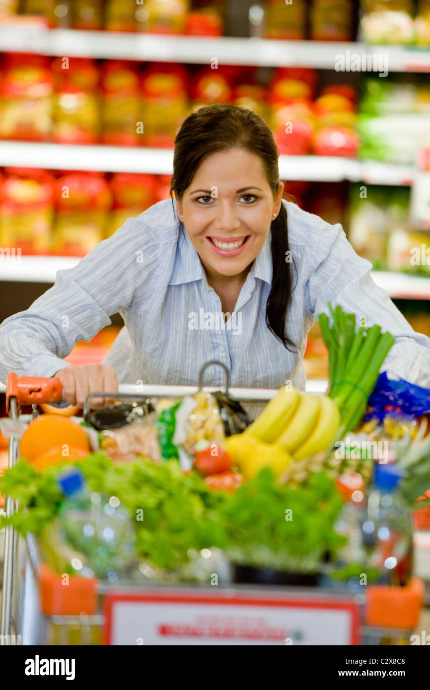 Supermarket Shopping Stock Photo Alamy supermarket-shopping-stock-photo-alamy