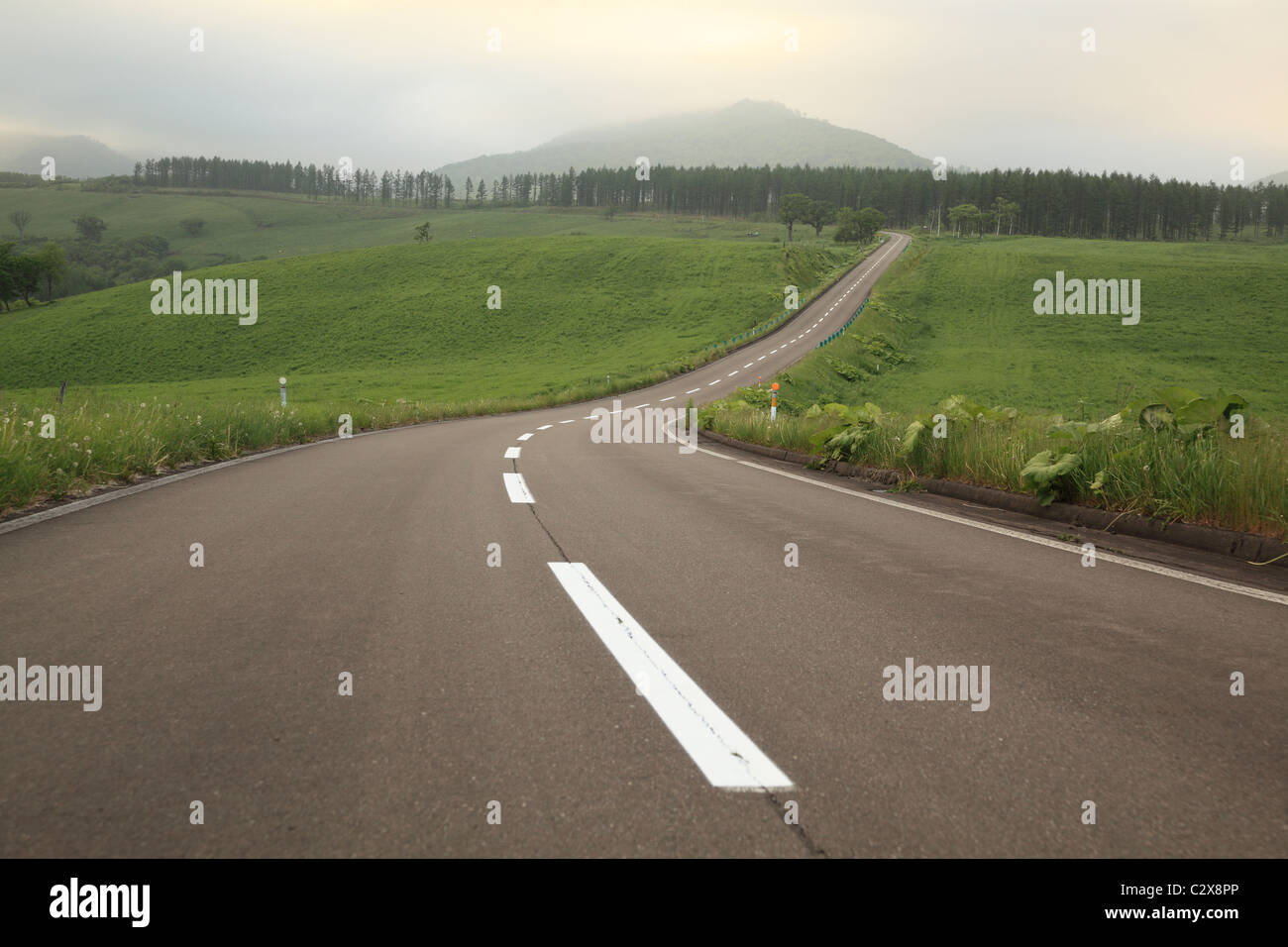 sunset road drive Stock Photo - Alamy