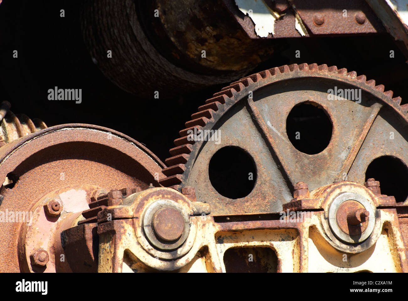 Rusty cogs hi-res stock photography and images - Alamy