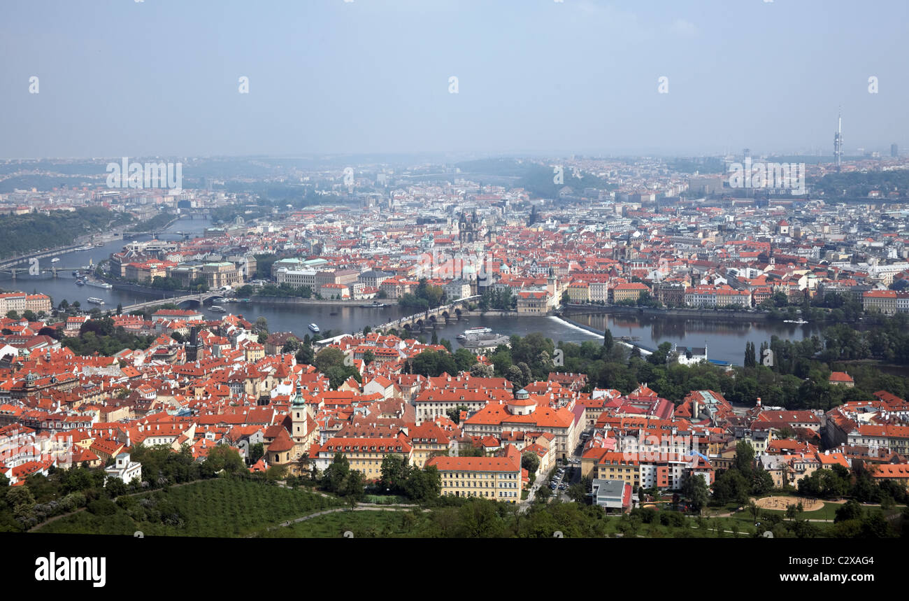 Prague lookout tower petrin hi-res stock photography and images - Alamy