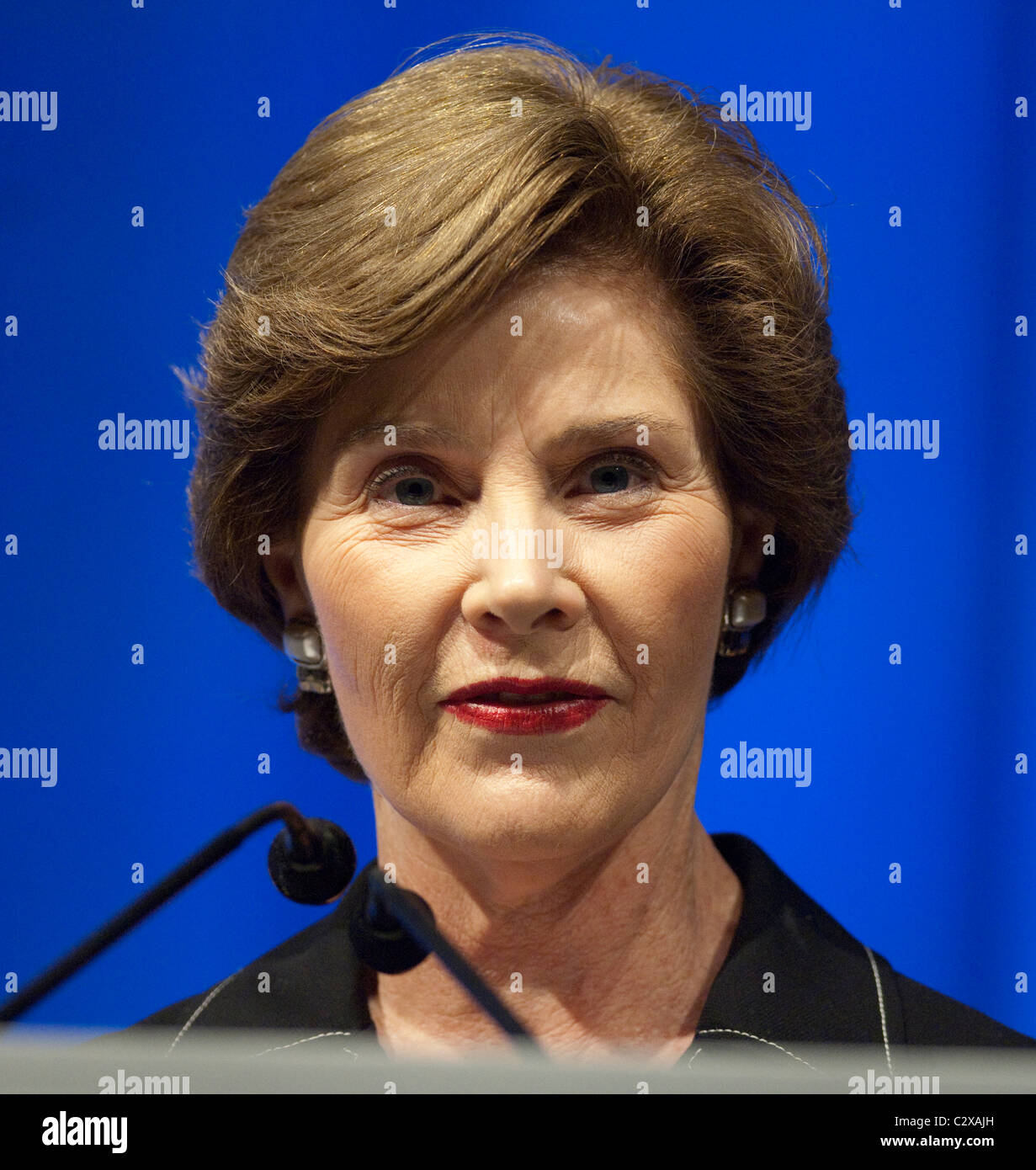 Former First Lady Laura Bush tells stories from her book, "Spoken from ...