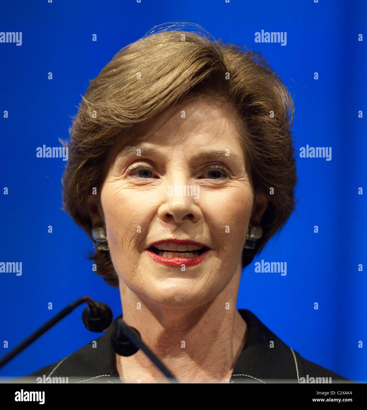 Former First Lady Laura Bush Tells Stories From Her Book Spoken From The Heart During A