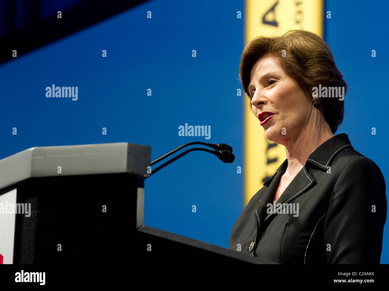 Former First Lady Laura Bush tells stories from her book, "Spoken from ...