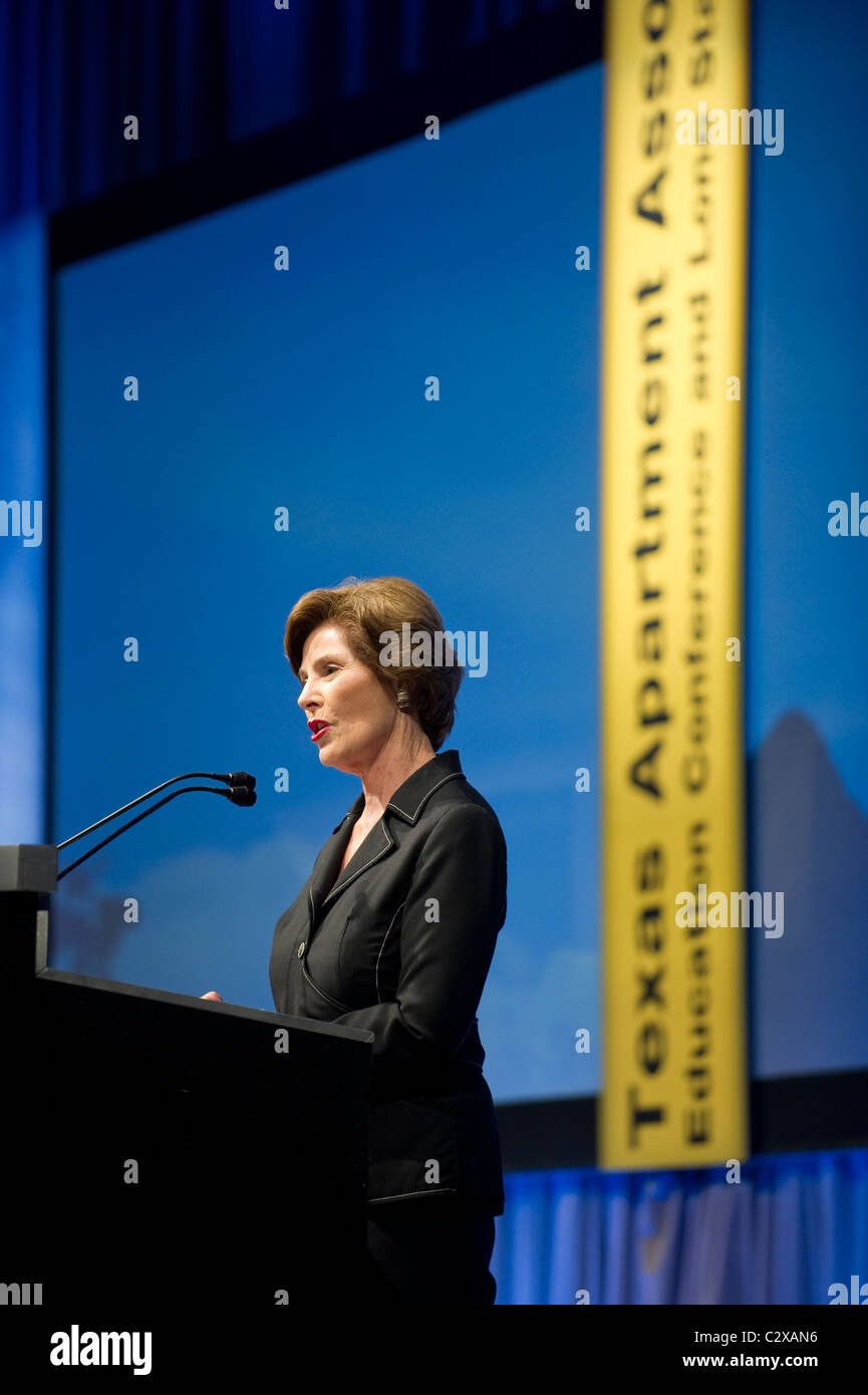 Former First Lady Laura Bush tells stories from her book, "Spoken from ...