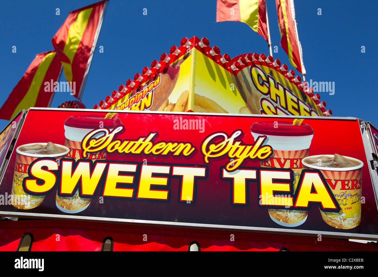 Concession stand at a country fair Stock Photo - Alamy