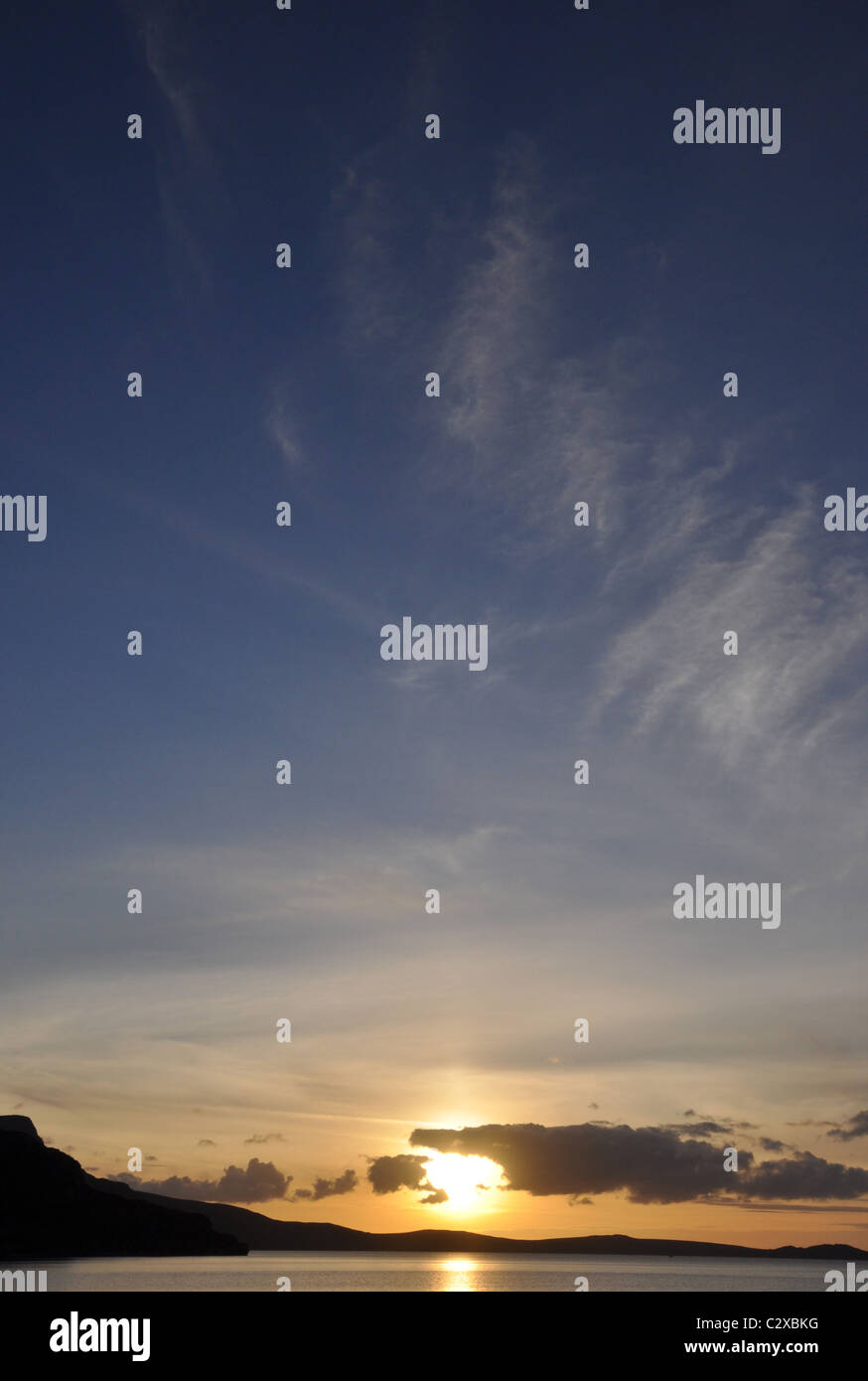 Blue skies sunset hi-res stock photography and images - Alamy