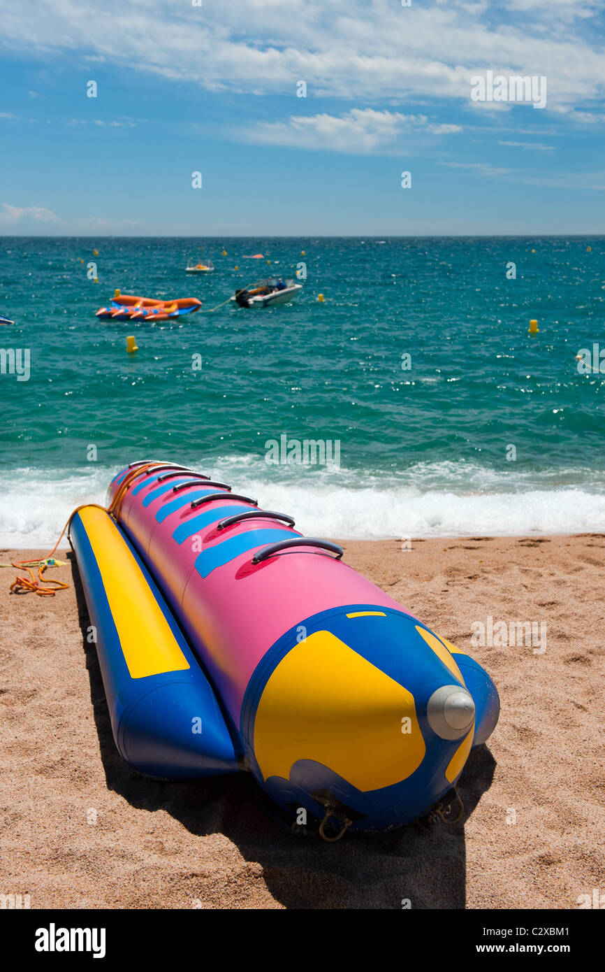 Floating banana at the beach for recreation and fun Stock Photo - Alamy