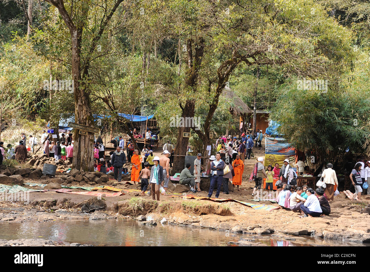 Mondulkiri Cambodia Waterfall High Resolution Stock Photography and ...
