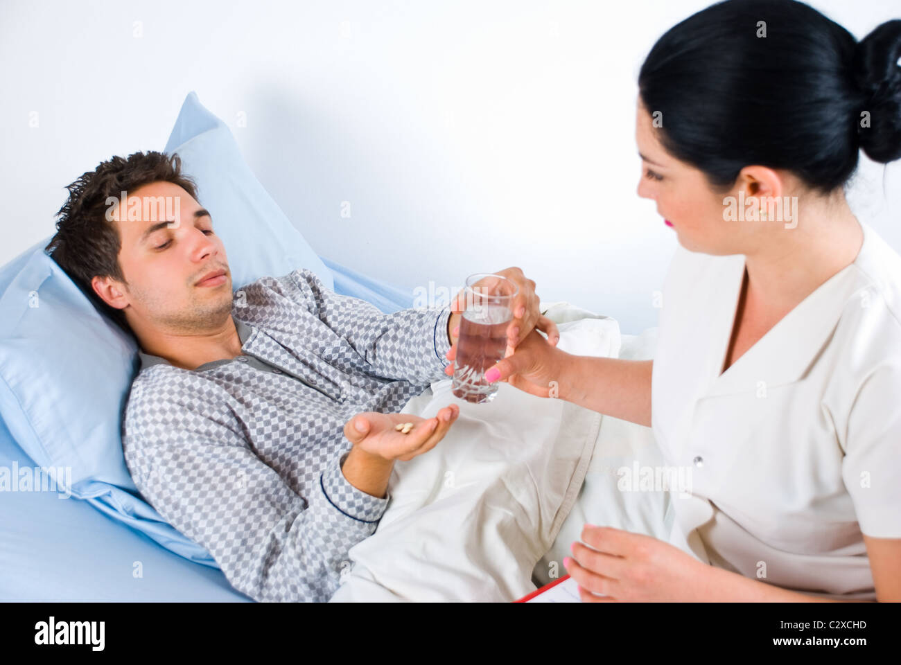 Doctor look glass water hi-res stock photography and images - Alamy