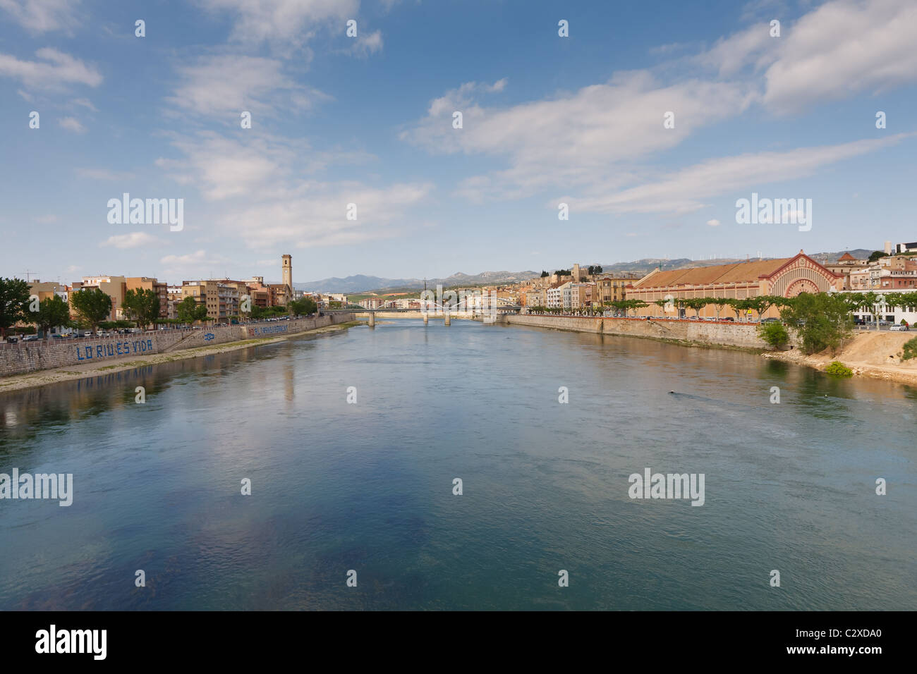 The river Ebro Stock Photo - Alamy