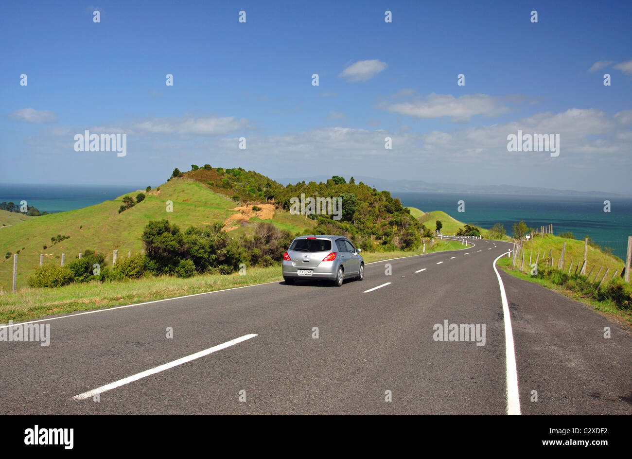 Whangapoua Road, Coromandel Peninsula, Waikato Region, North Island ...