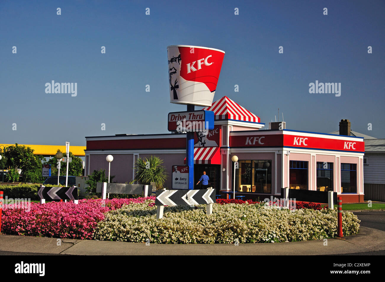 KFC Restaurant, Brown Street, Thames, Coromandel Peninsula, Waikato ...