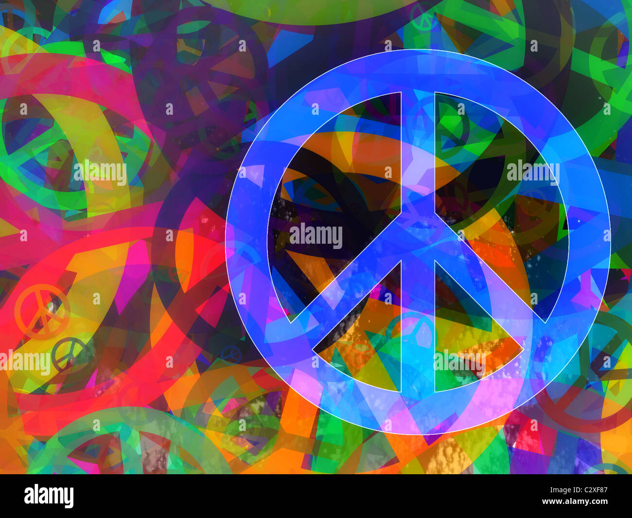 Colorful Peace Backgrounds For Computer