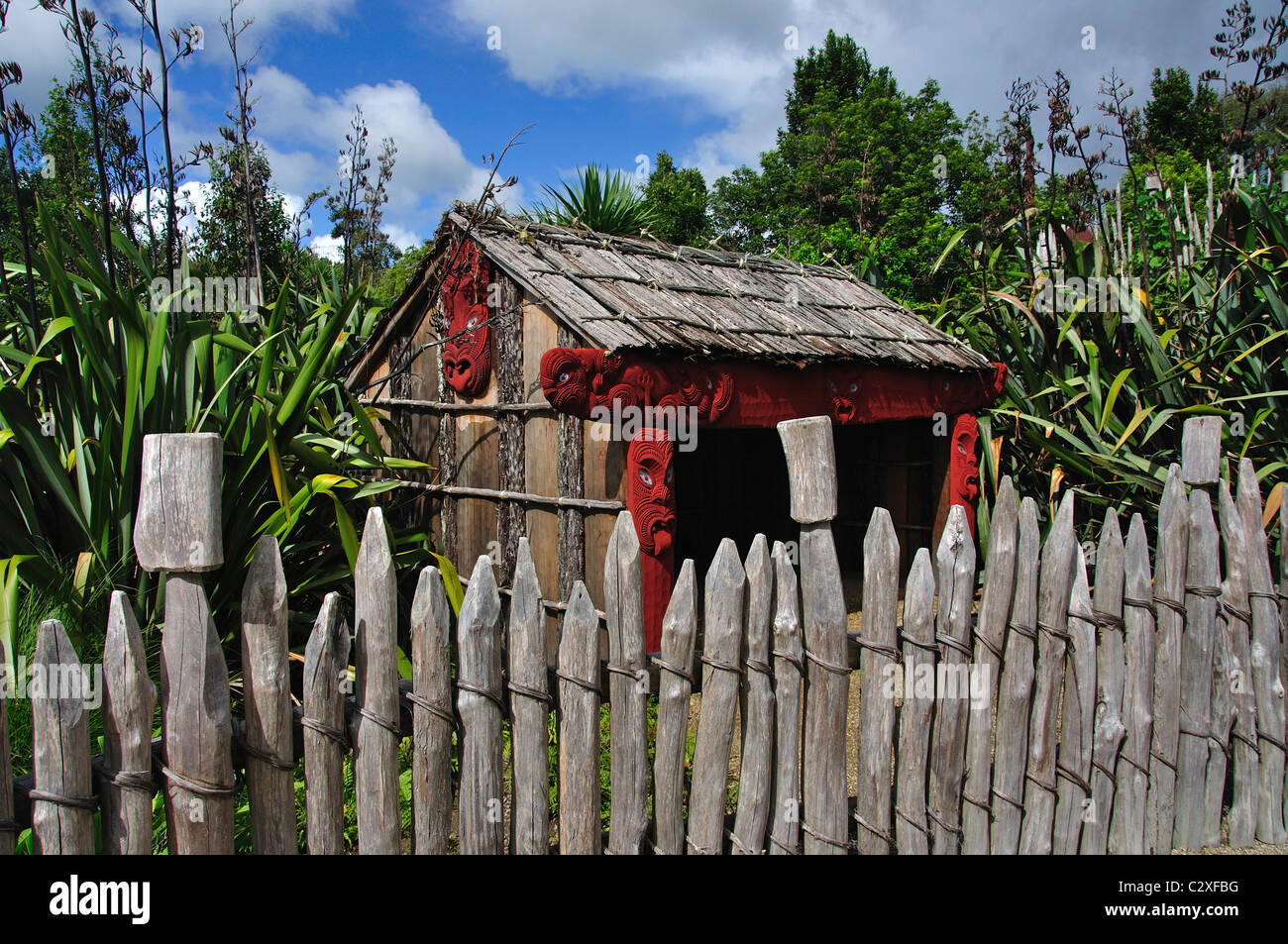 Te Parapara Maori Garden, Hamilton Gardens, Hamilton, Waikato Region ...