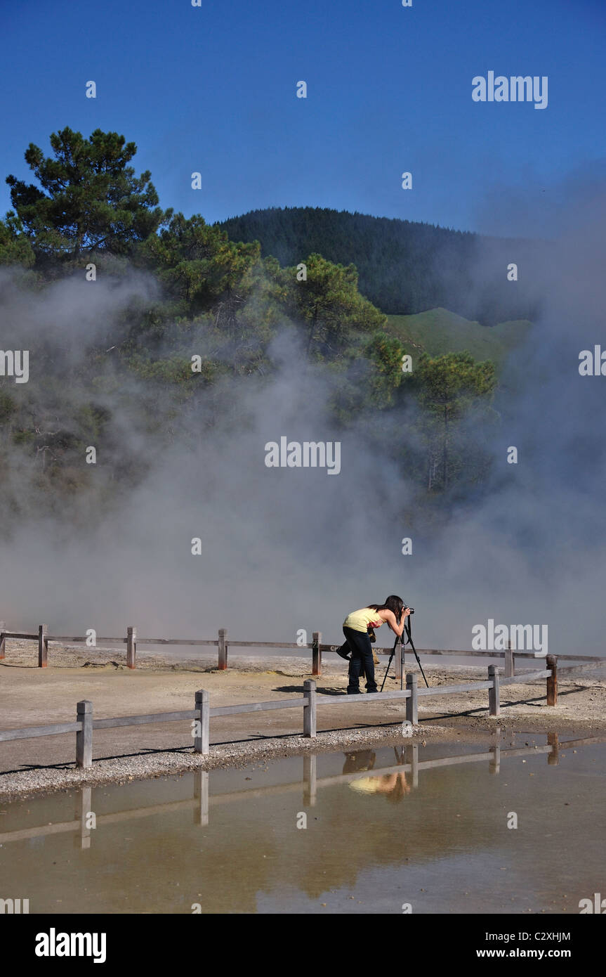 Champagne Pool, Wai-O-Tapu Thermal Wonderland, Rotorua, Bay of Plenty ...