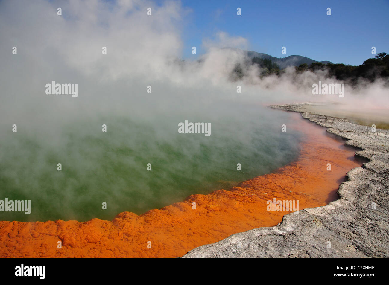 Champagne Pool, Wai-O-Tapu Thermal Wonderland, Waiotapu, Bay of Plenty ...