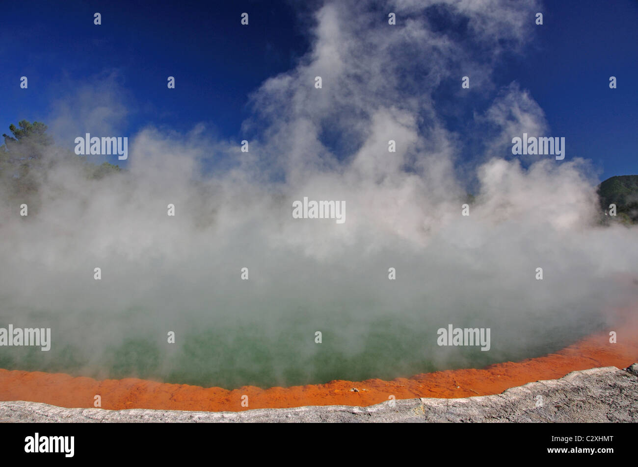 Champagne Pool, Wai-O-Tapu Thermal Wonderland, Rotorua, Bay of Plenty ...