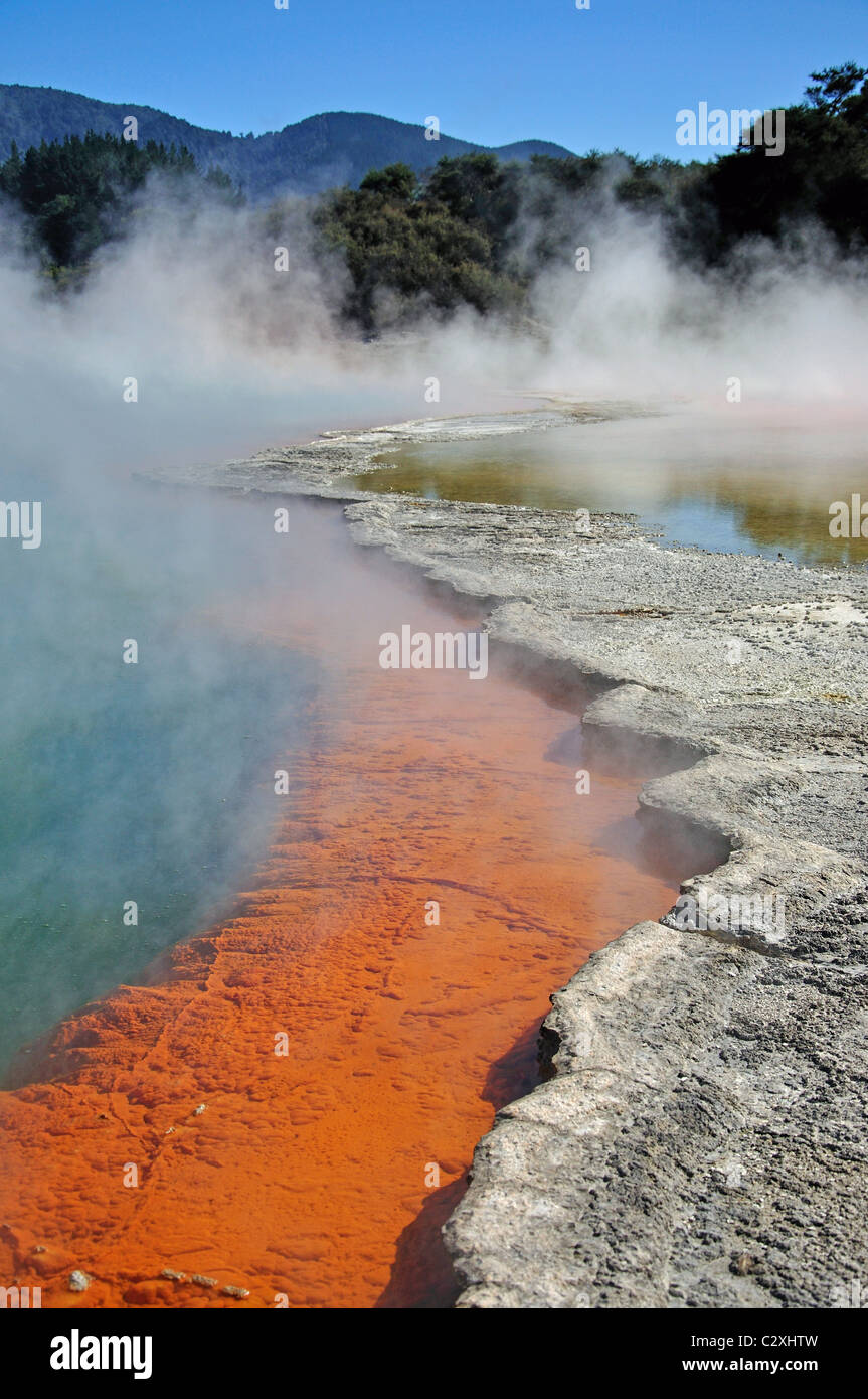 Champagne Pool, Wai-O-Tapu Thermal Wonderland, Waiotapu, Bay of Plenty ...
