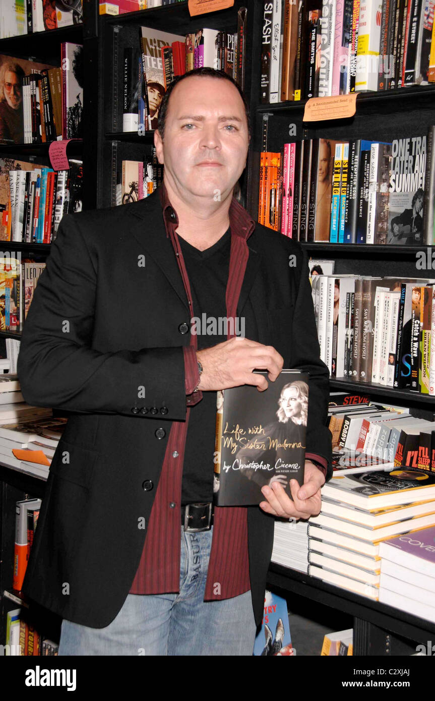 Christopher Ciccone at the book signing for the new Christopher Ciccone ...