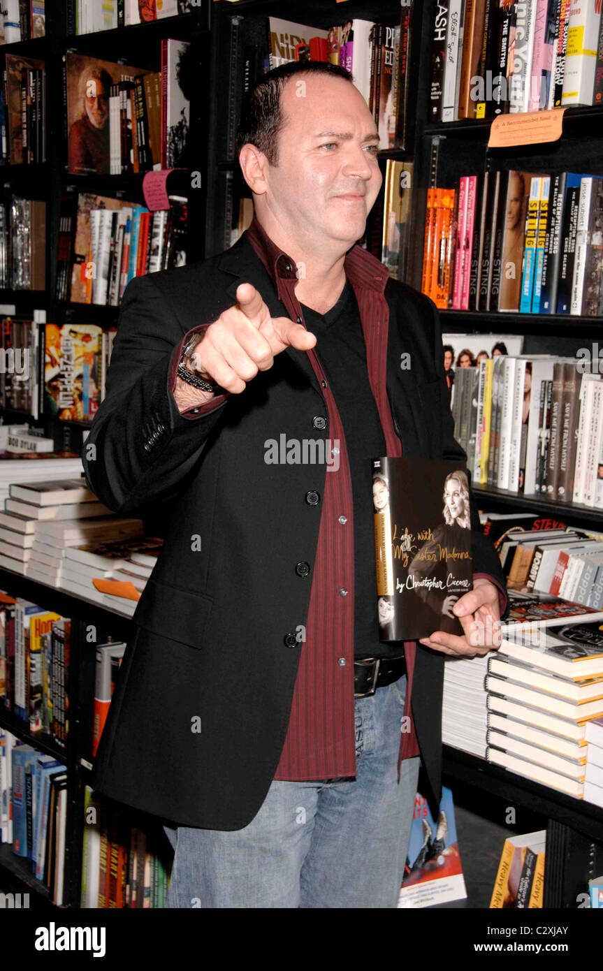 Christopher Ciccone at the book signing for the new Christopher Ciccone ...