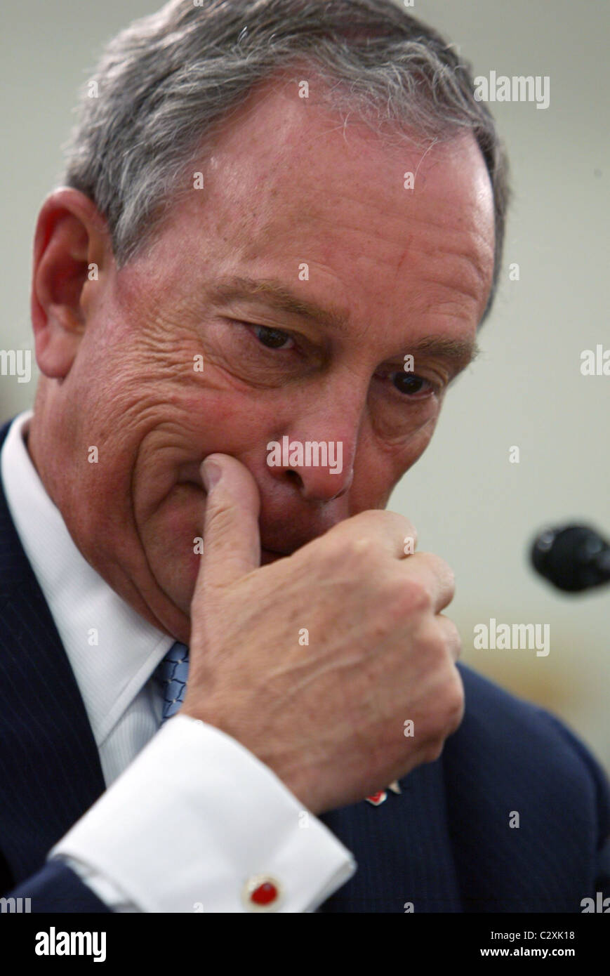 NY Mayor Michael Bloomberg testified before a House subcommittee for a ...