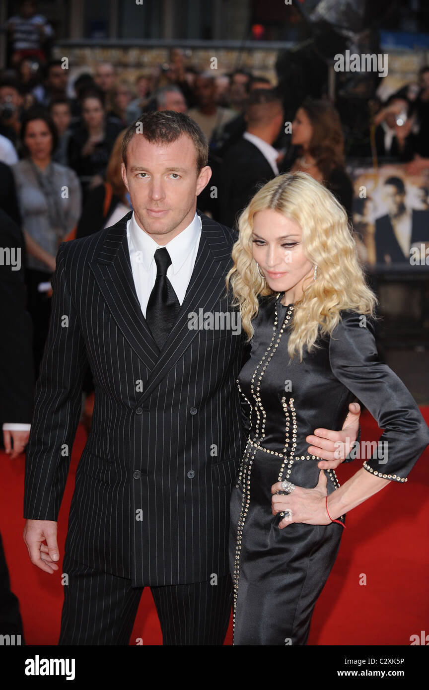 Madonna and Guy Ritchie 'Rocknrolla' World Premiere held at the Odeon ...