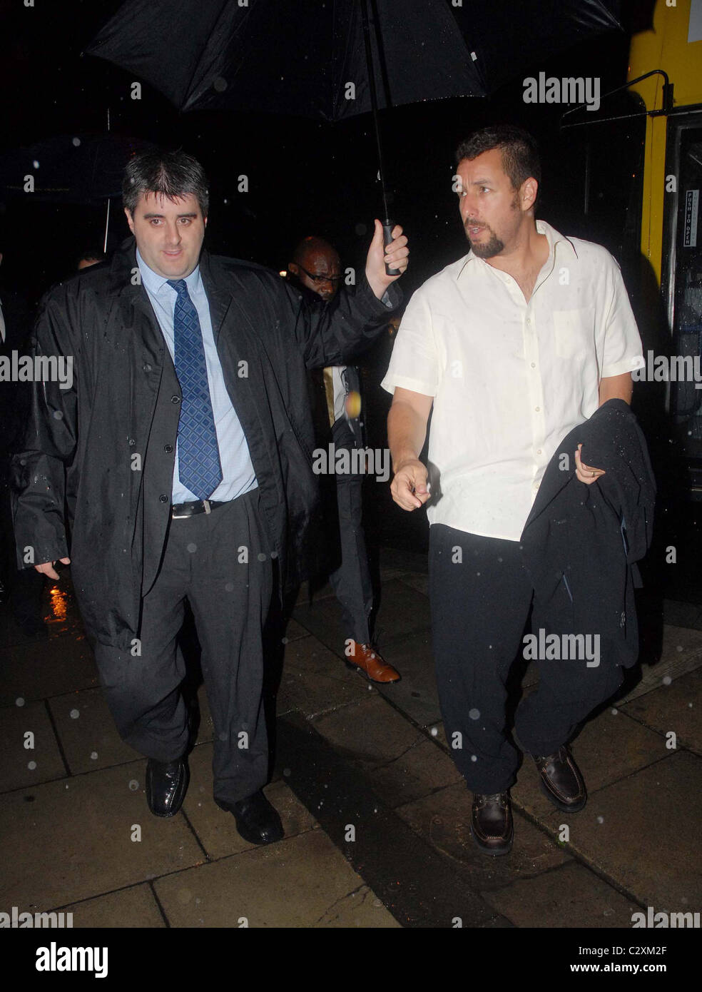 Adam Sandler outside the Unicorn Restaurant Dublin, Ireland - 01.08.08 ...