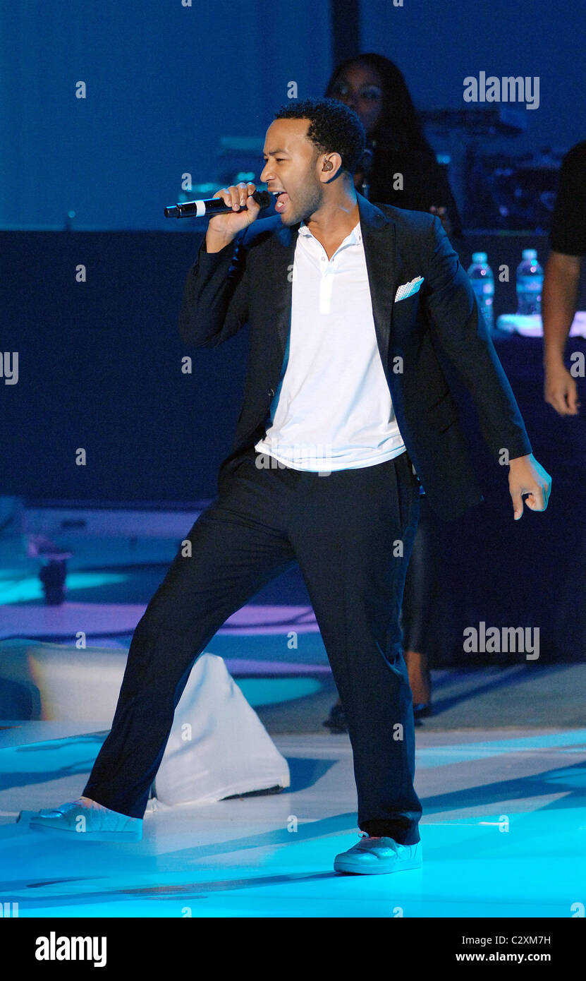 John Legend The THISDAY Africa Rising Concert held at the Kennedy ...