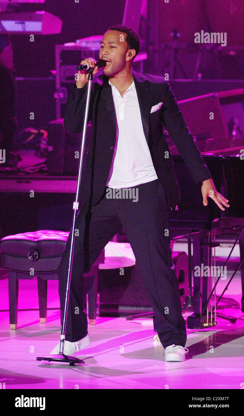 John Legend The THISDAY Africa Rising Concert held at the Kennedy ...