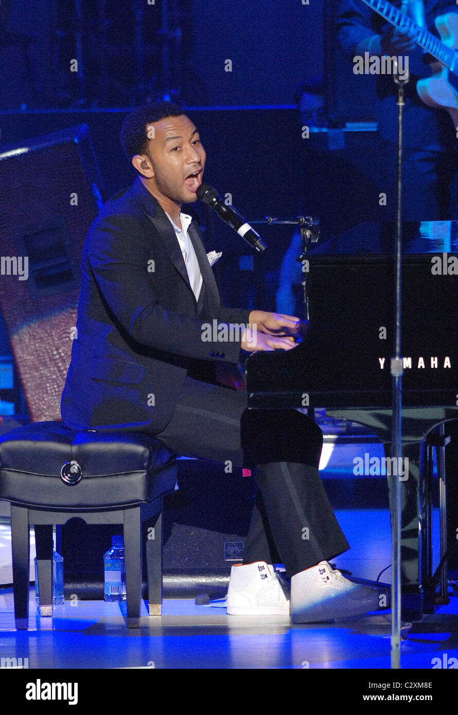 John Legend The THISDAY Africa Rising Concert held at the Kennedy ...
