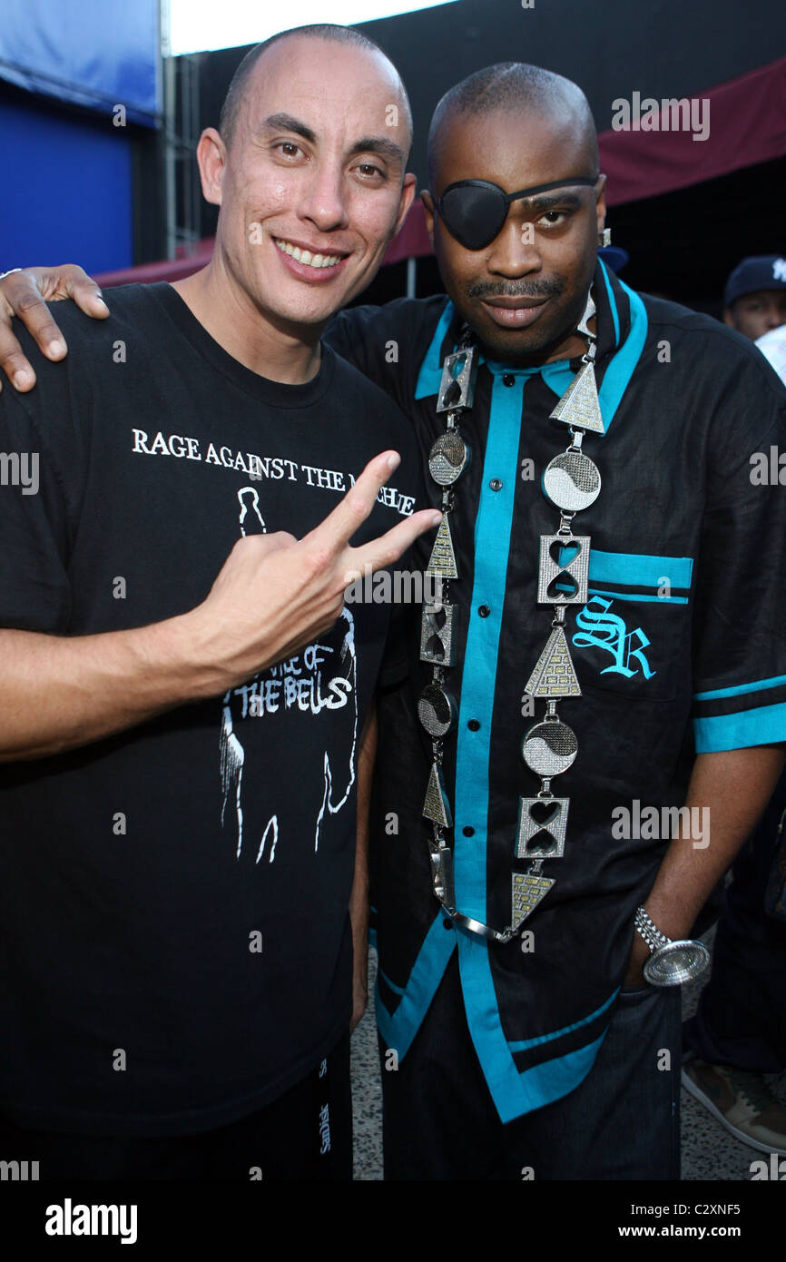 Chang Weisberg and Slick Rick 2008 Rock the Bells at Jones Beach ...