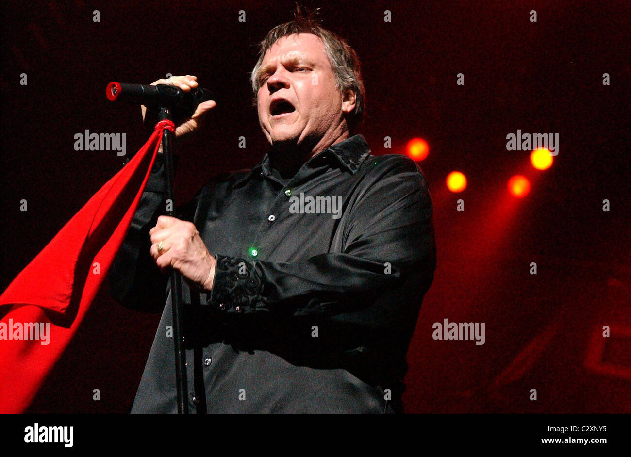 Meatloaf performing in concert at the Heineken Music Hall as part of ...
