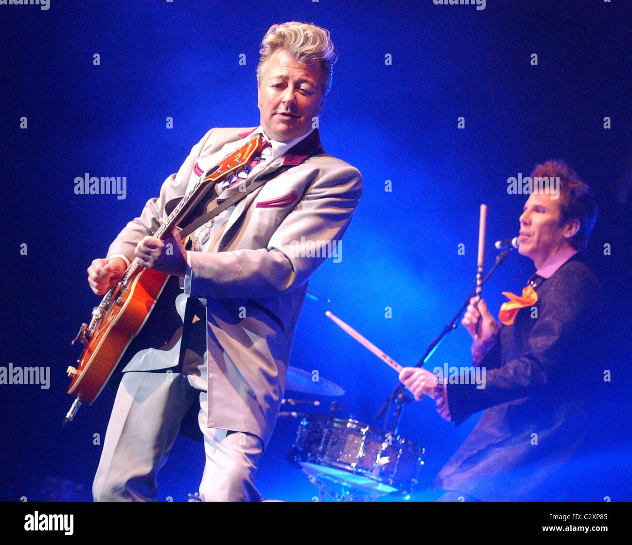 Brian Setzer Stray Cats performs a sold out concert as part of their ...