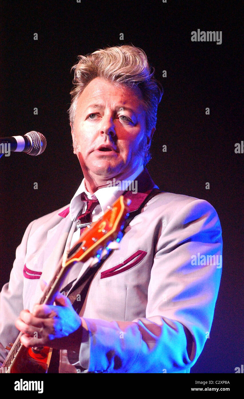 Brian Setzer Stray Cats performs a sold out concert as part of their ...