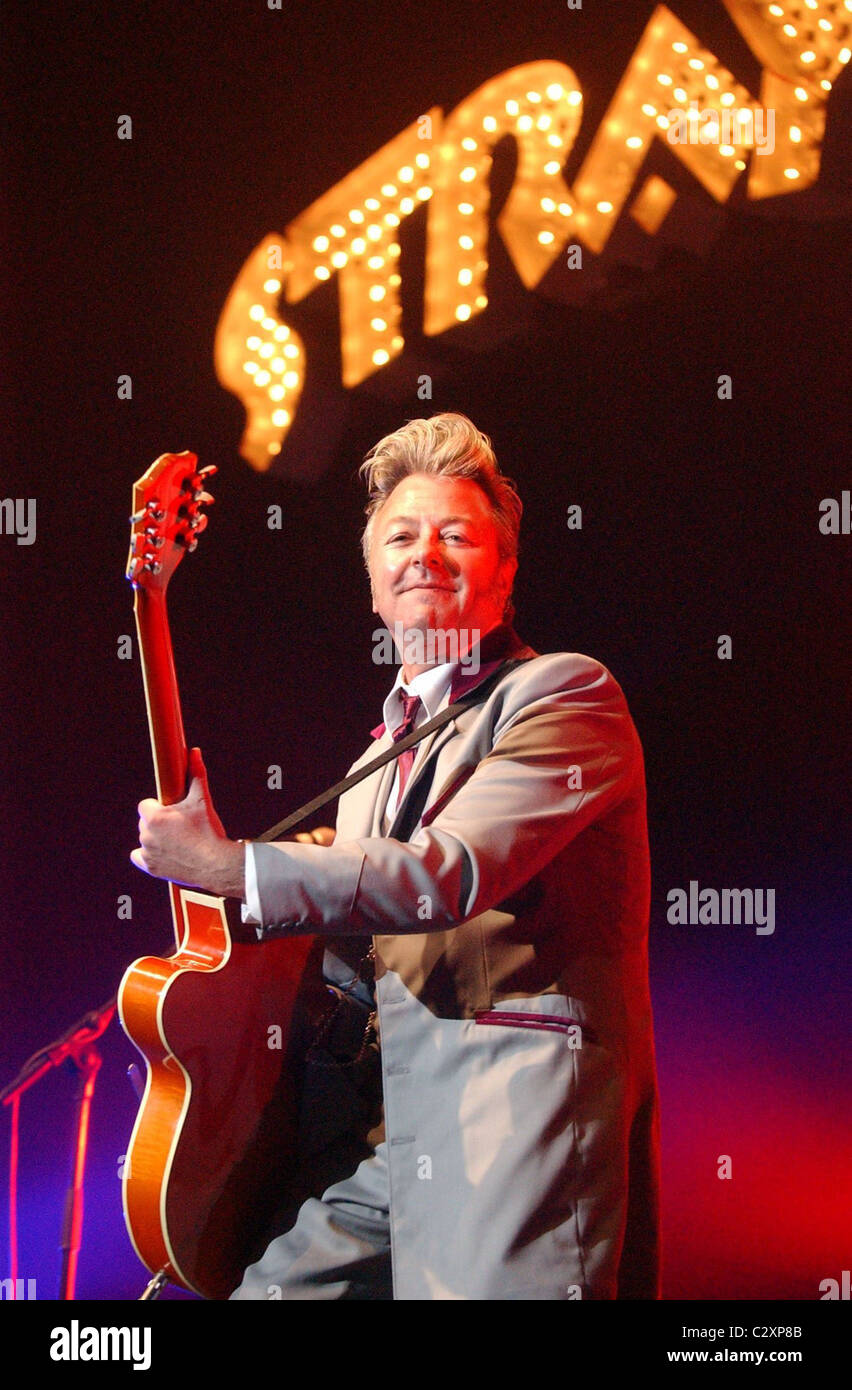 Brian Setzer Stray Cats performs a sold out concert as part of their ...