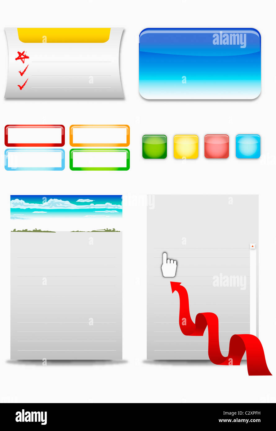 Arrow presentation Cut Out Stock Images & Pictures - Alamy