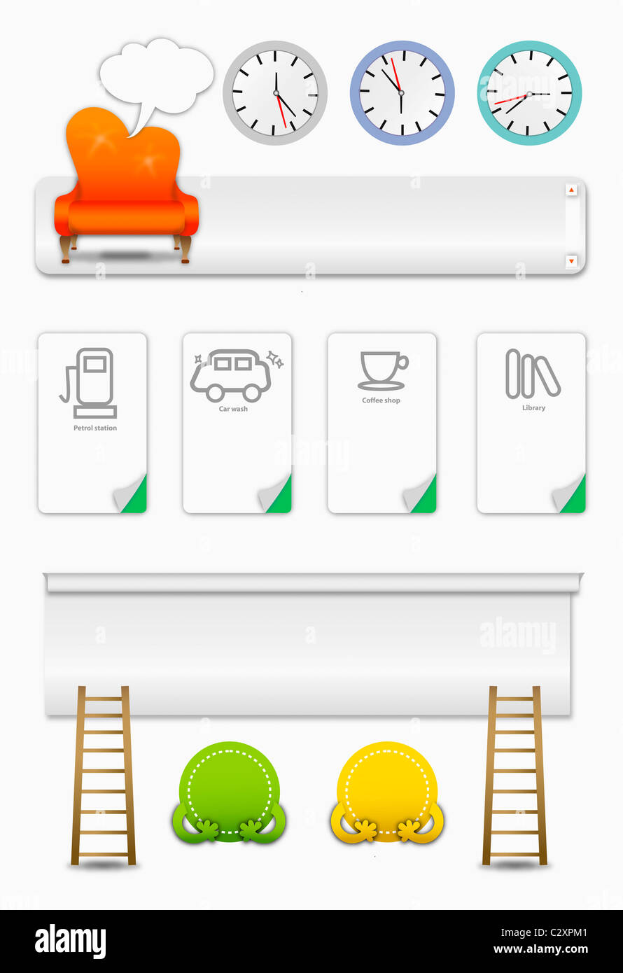 Pew icon Cut Out Stock Images & Pictures - Alamy