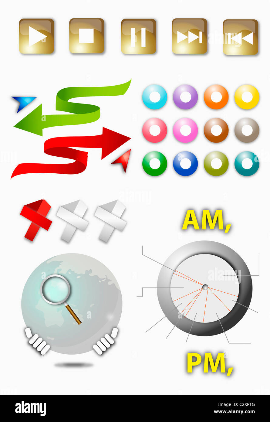various application icon Stock Photo - Alamy