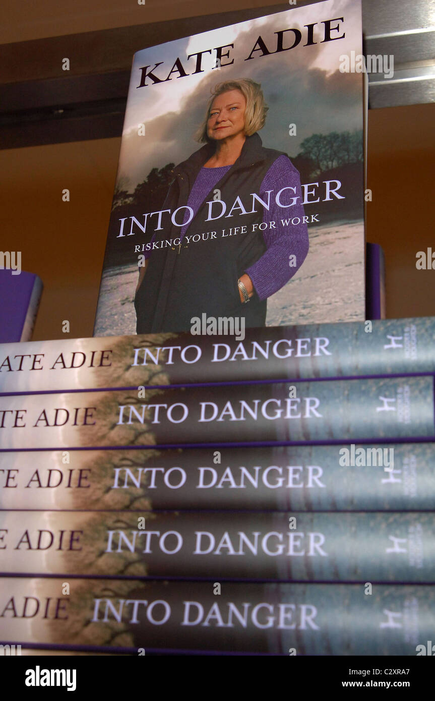 BBC war reporter Kate Adie signs copies of her new book 'Into Danger ...