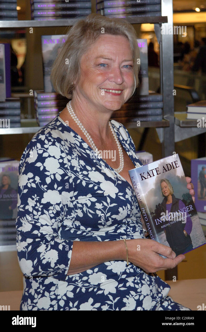 BBC war reporter Kate Adie signs copies of her new book 'Into Danger ...