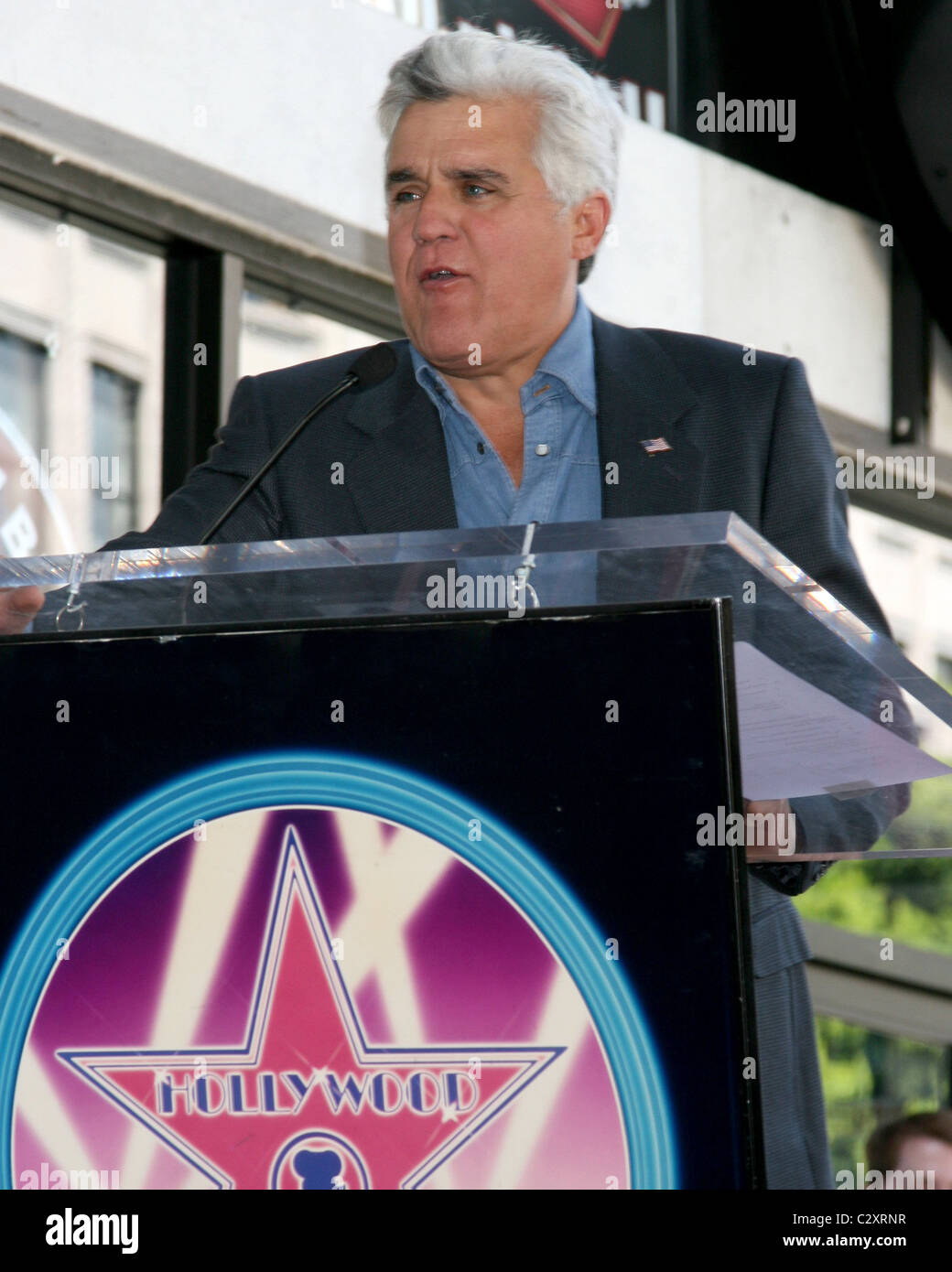 Jay Leno Howie Mandel is honored with a star on the 'Hollywood Walk of ...