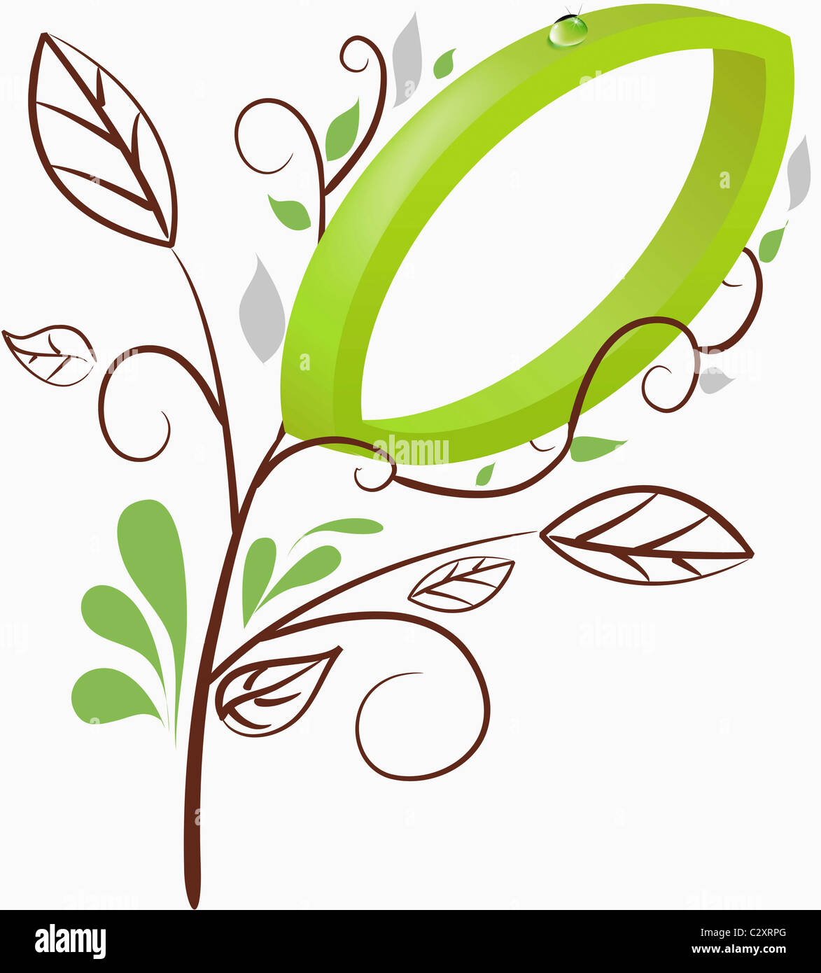 eco friendly mood frame design Stock Photo - Alamy