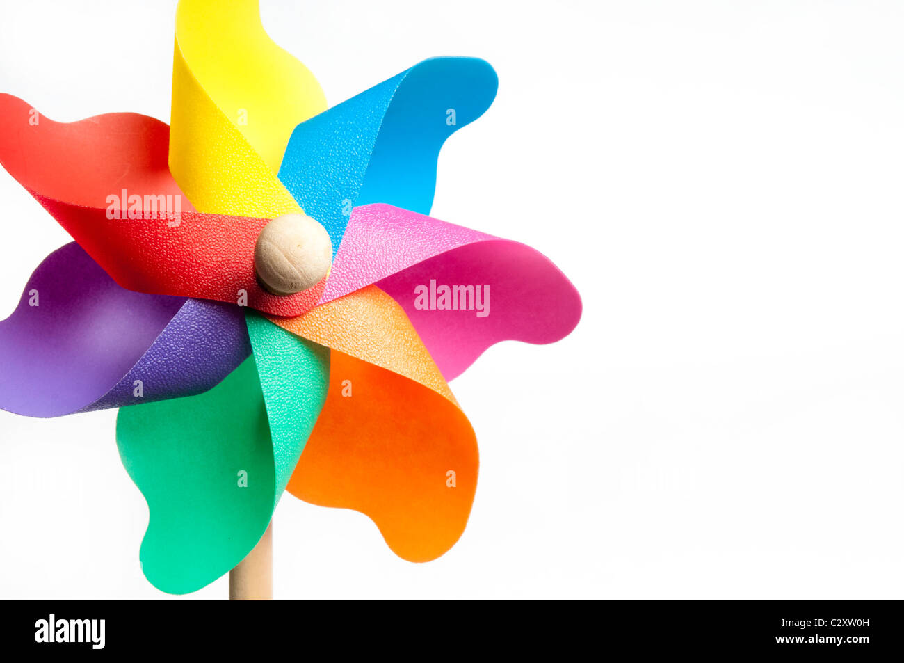 colorful plastic pinwheel Stock Photo - Alamy