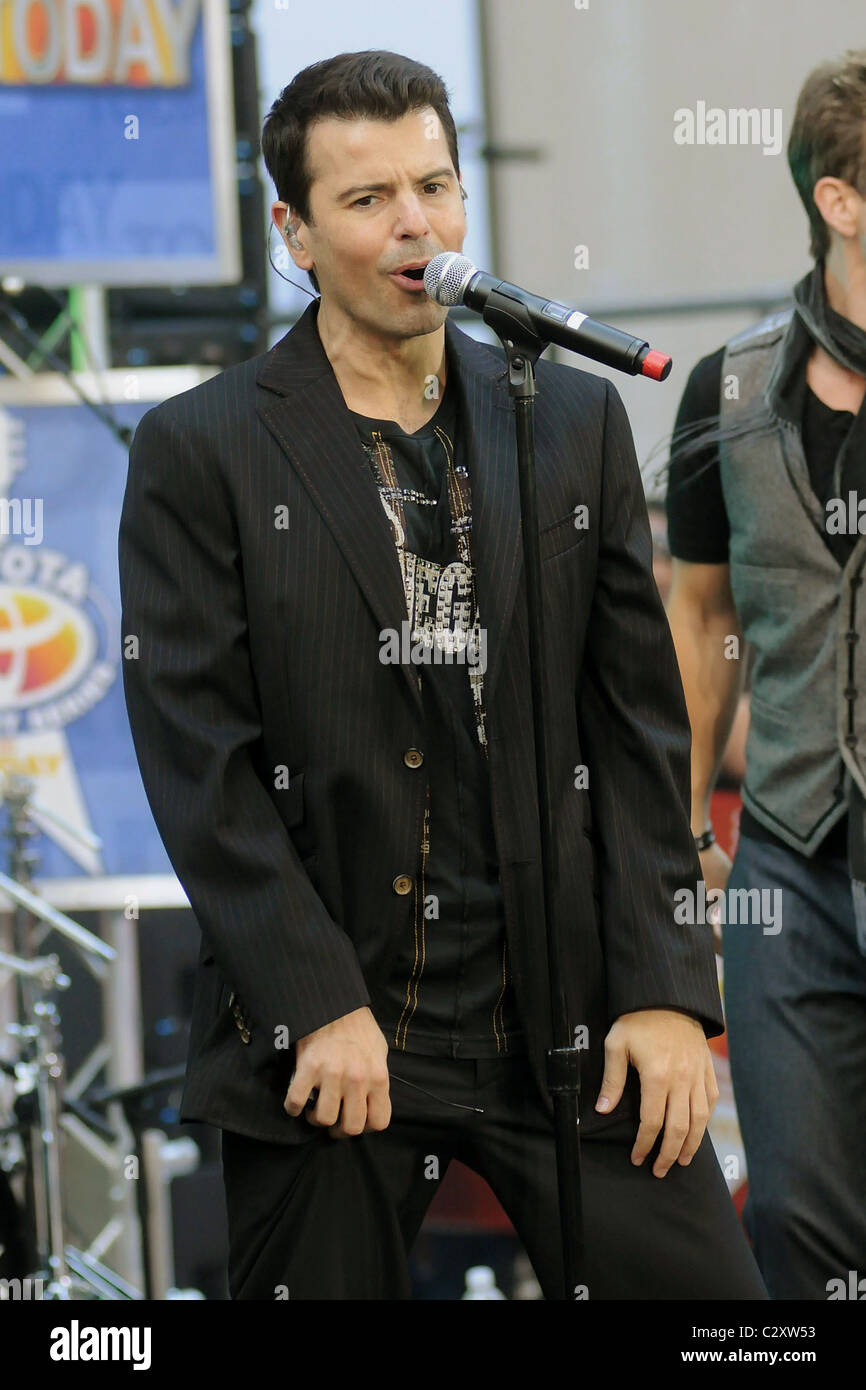 Jordan Knight New Kids on the Block perform live on 'The Today Show's ...