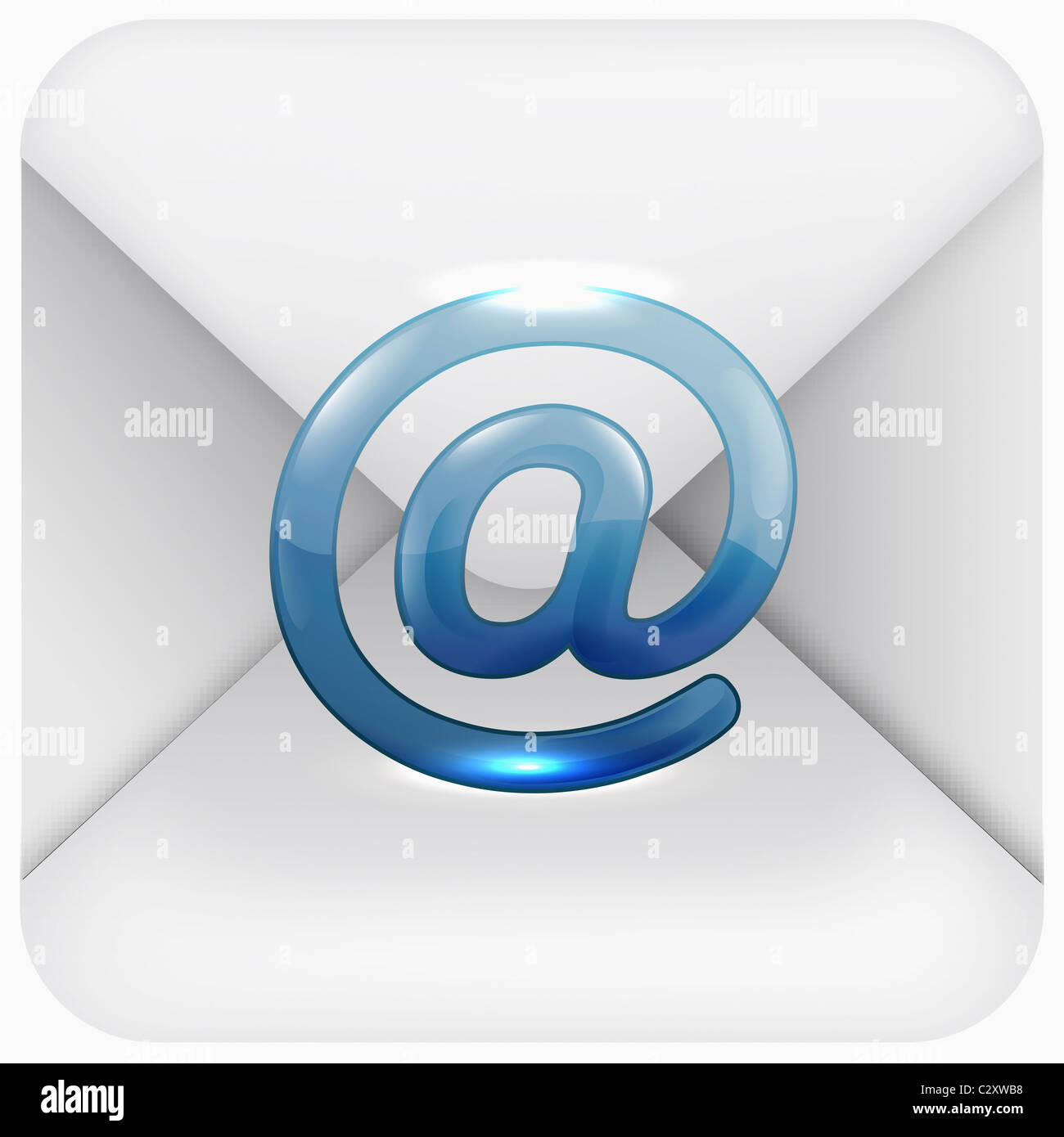 application icon of email Stock Photo - Alamy