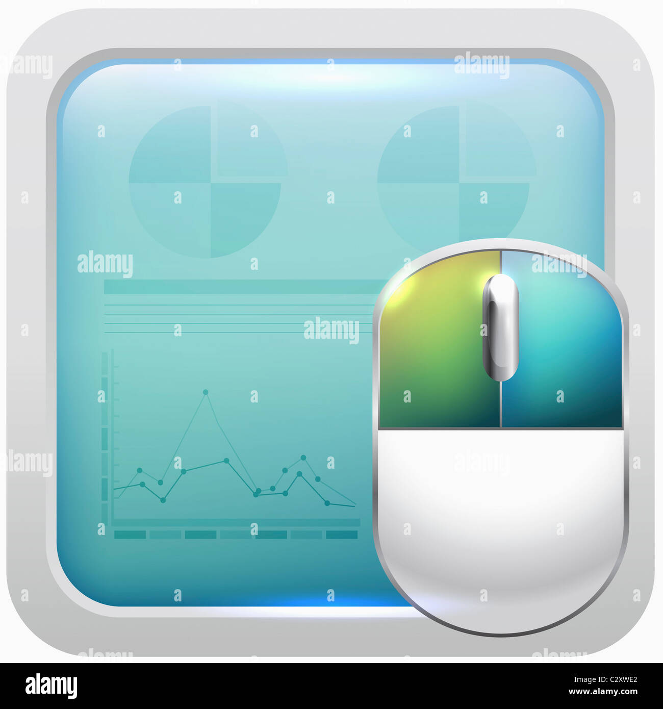 application icon of diagram Stock Photo - Alamy