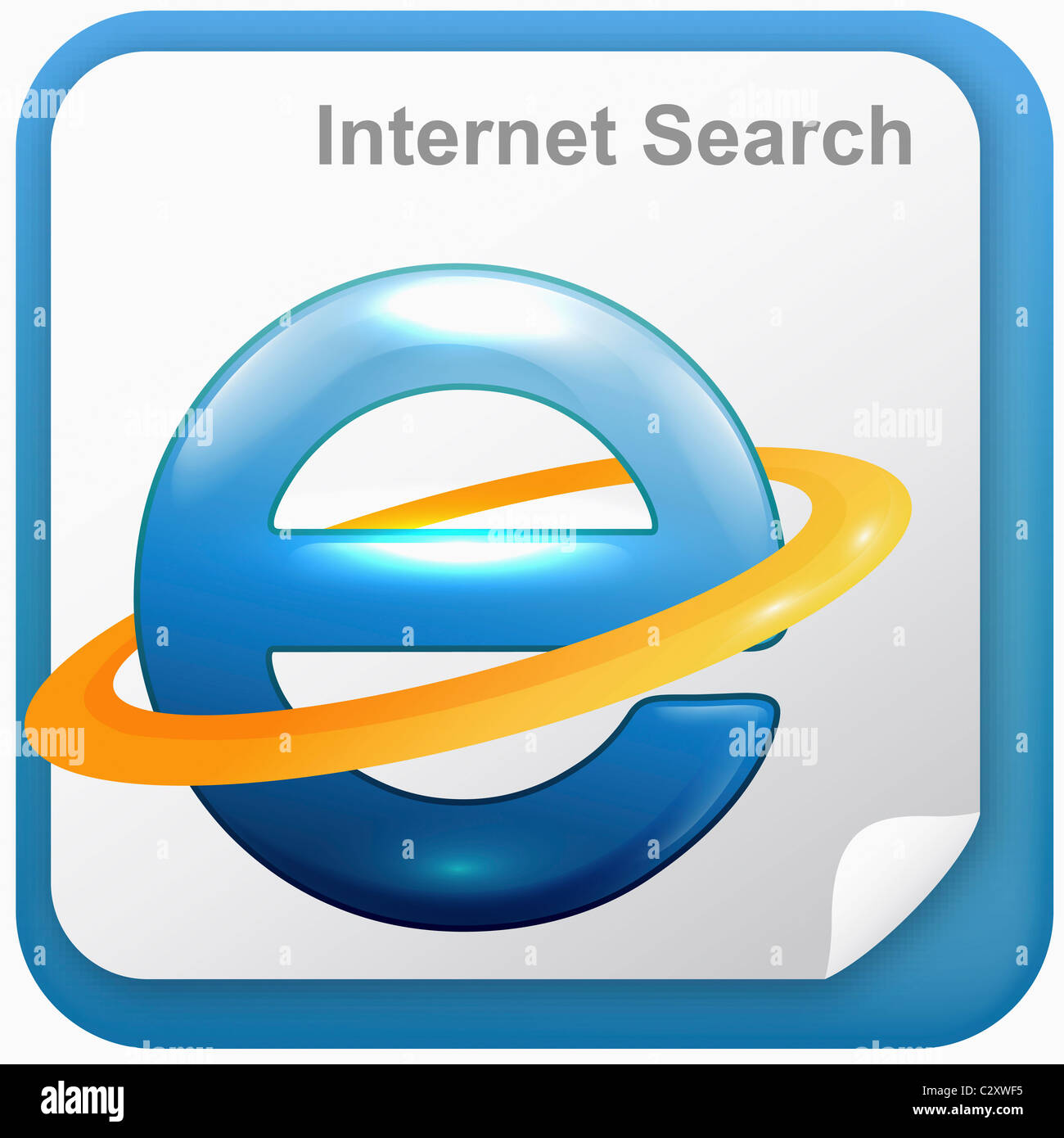 application icon of internet search Stock Photo - Alamy