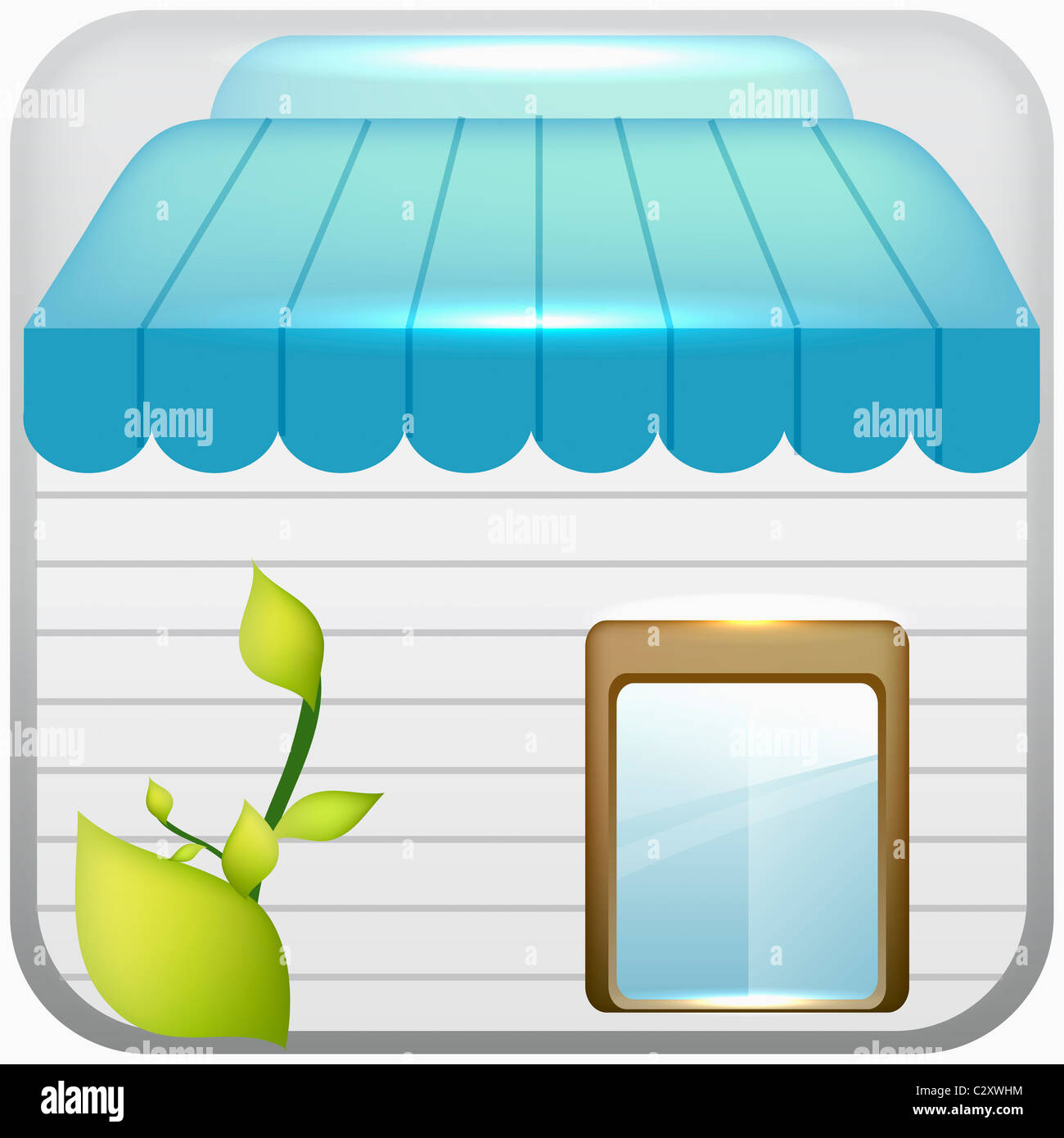 application icon of house Stock Photo - Alamy