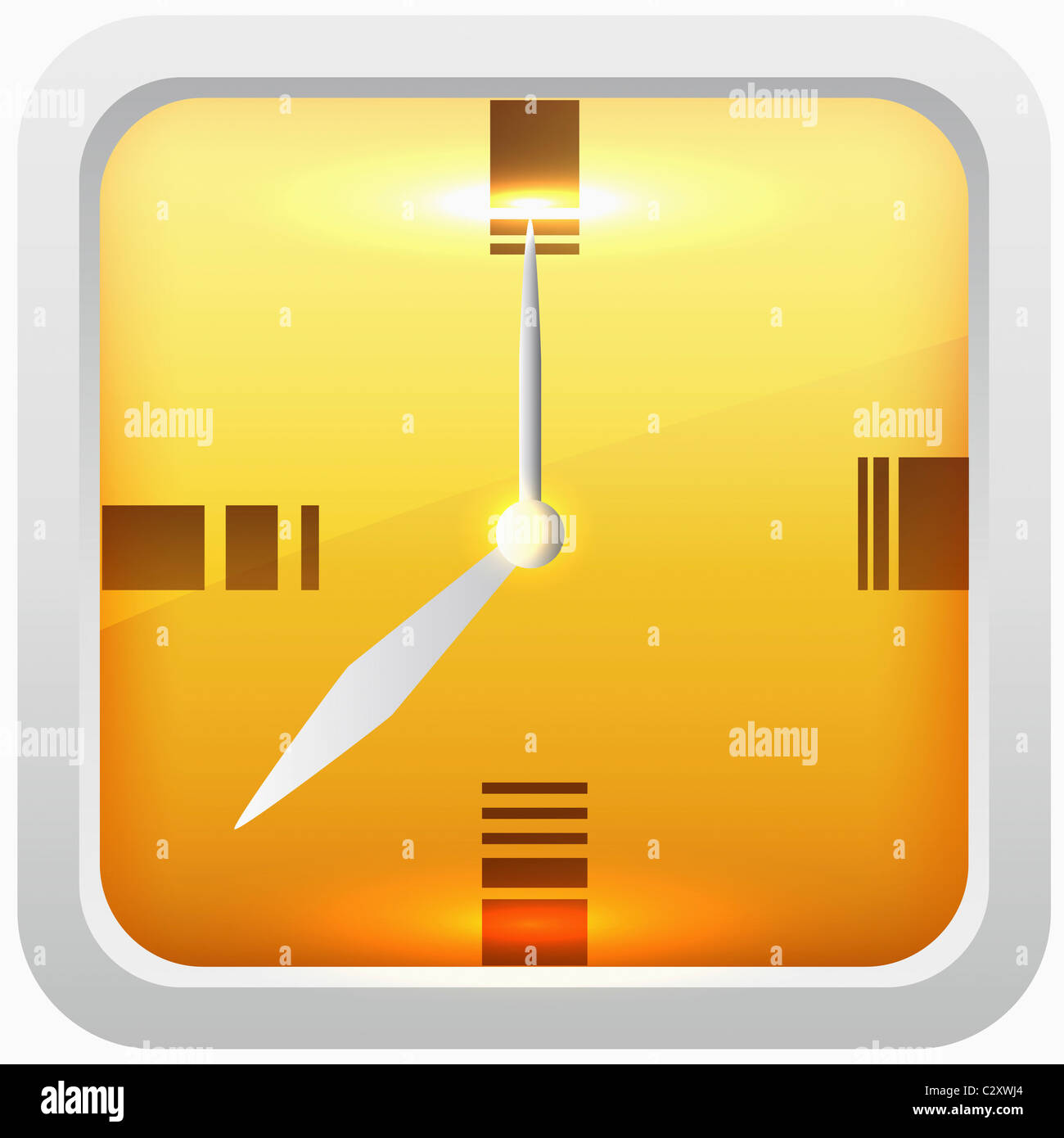 application icon of time piece Stock Photo - Alamy