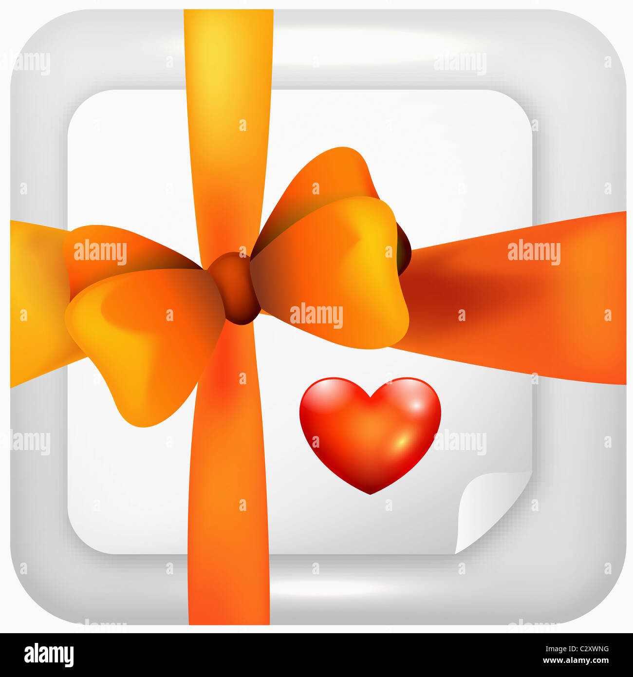 application icon of present Stock Photo - Alamy